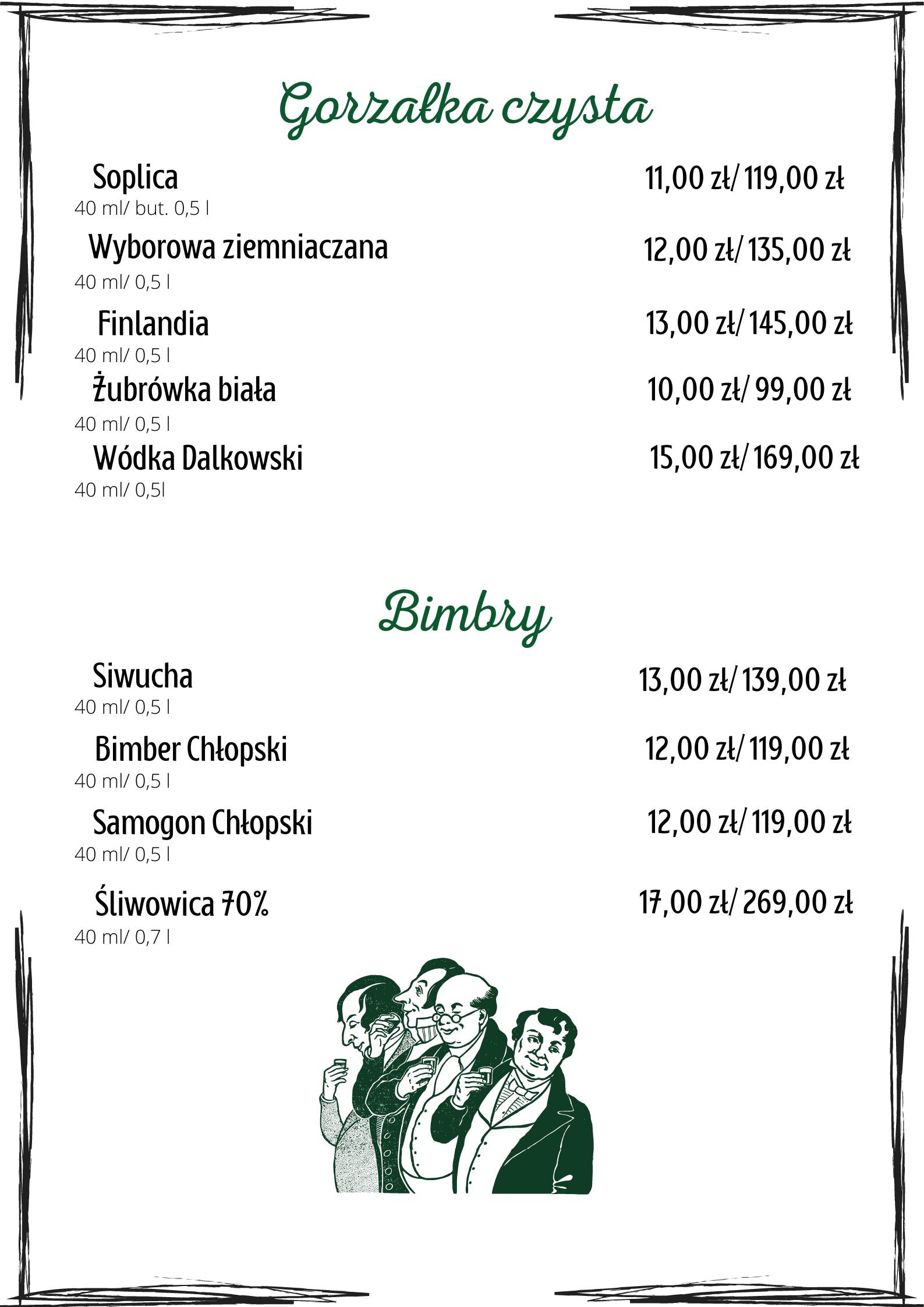 Strona główna Gospoda Zalewajka » Menu